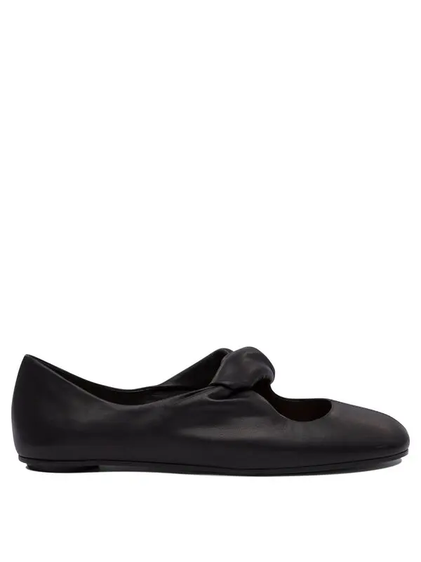 Alexander McQueen Twisted Ballerinas - Black