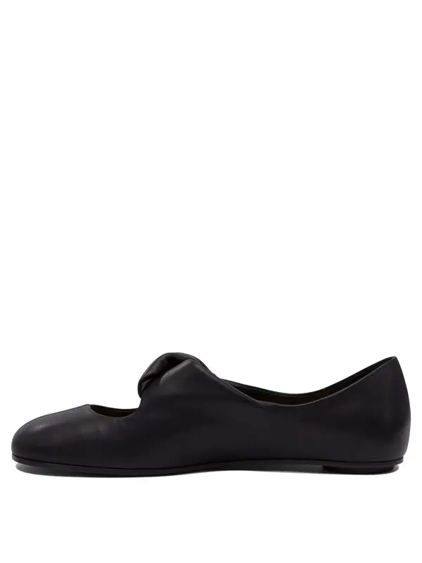 Alexander McQueen Twisted Ballerinas - Black