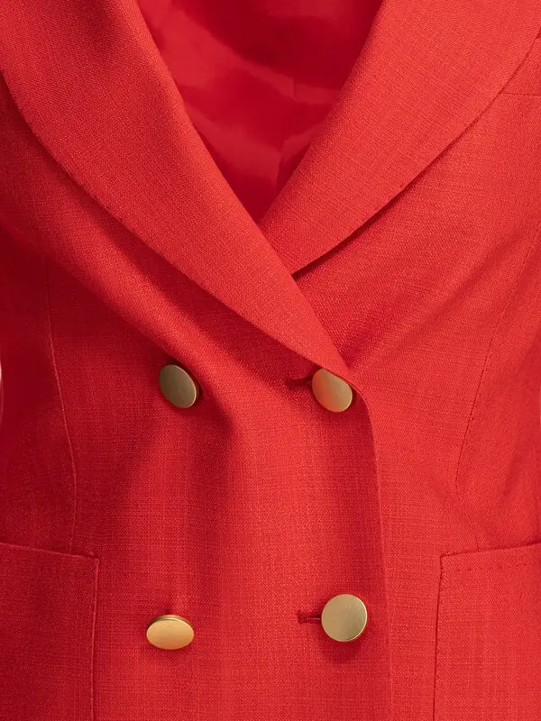 Tagliatore Double-breasted Blazer - Red