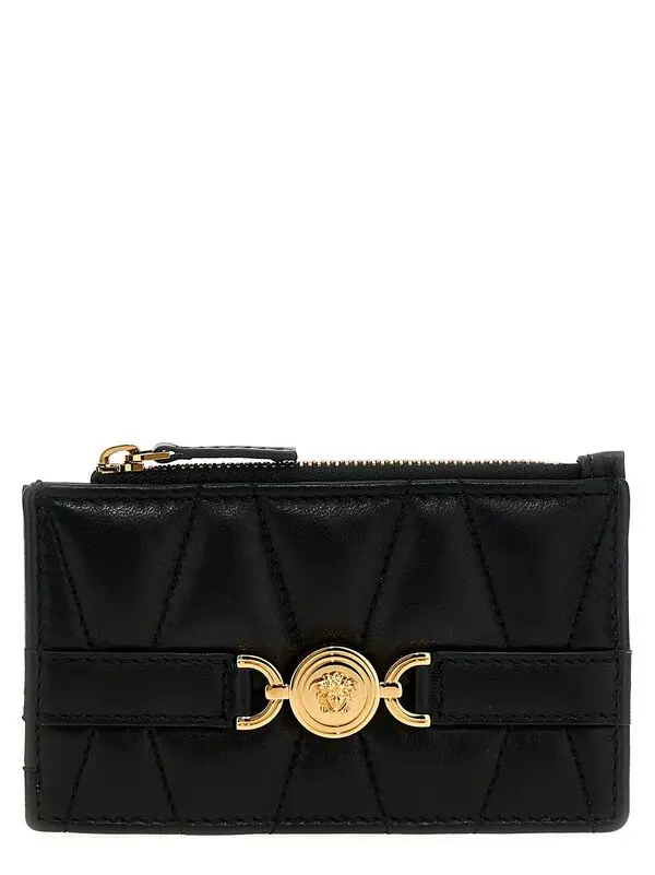 Versace Medusa' Card Holder - Black