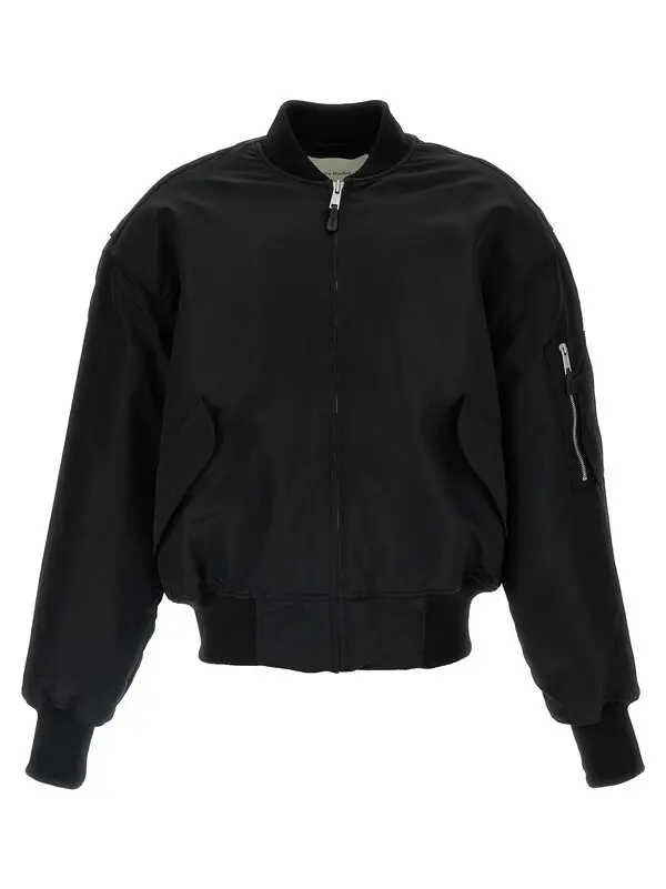 ジャケット・アウター entire studios bomber jacket black Entire Studios Black Broad Bomber Jacket Entire Studios