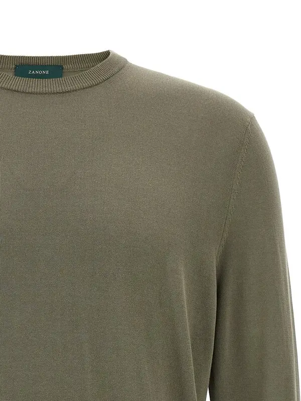 ZANONE Cotton Sweater - Green