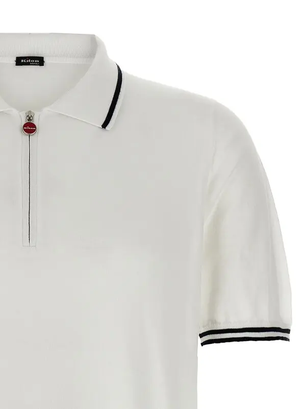 Kiton Ciro' Polo Shirt - White