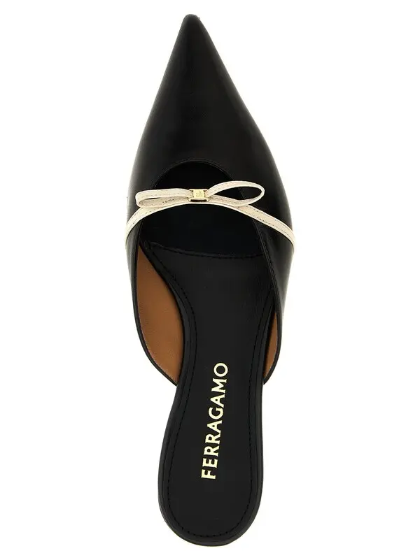 FERRAGAMO Giulye Mules - Black