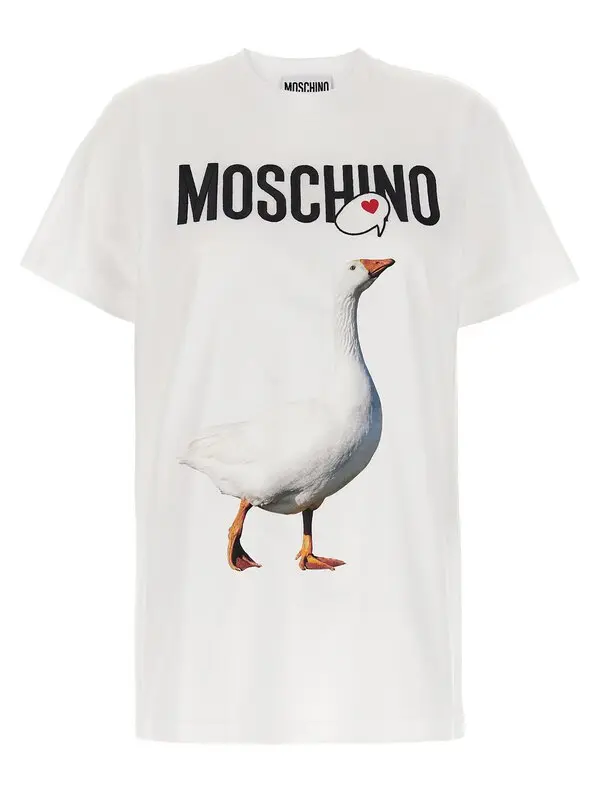 Moschino Embroidery T-shirt - White