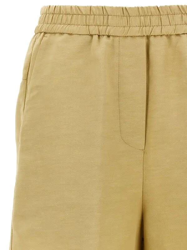 NUDE Linen Bermuda Shorts