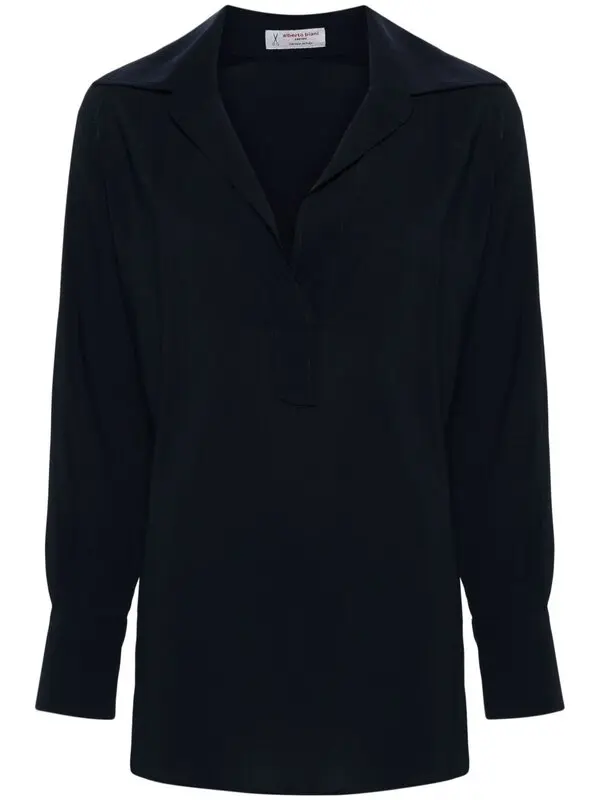 Alberto Biani Georgette Blouse - Blue