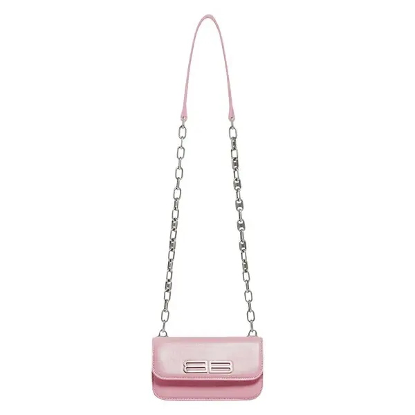 Balenciaga Gossip Xs Bag With Chain - Pink