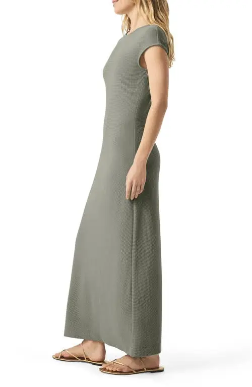 Splendid Waffle Scuba Knit Maxi Dress - Soft Vob