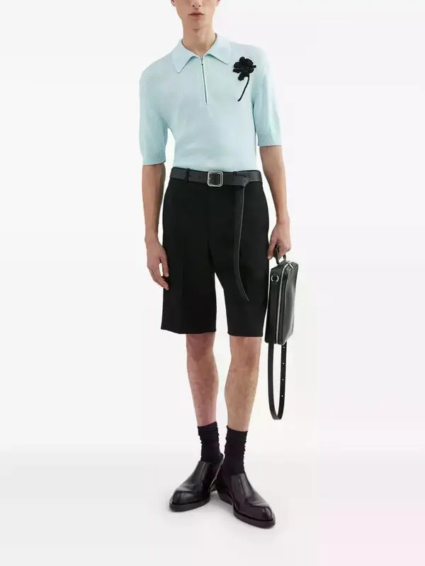 JIL SANDER Knitted Polo Shirt