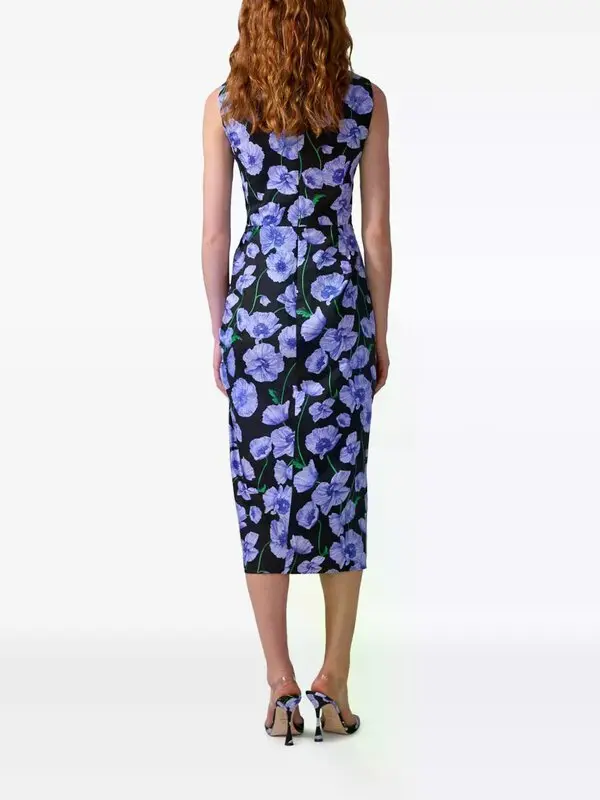 Carolina Herrera Floral-print Midi Dress