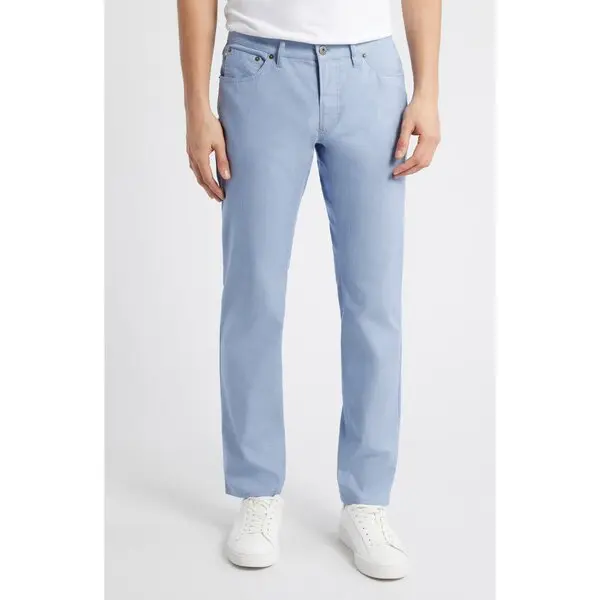 BRAX Chuck Modern Fit Chambray Pants - Light Blue