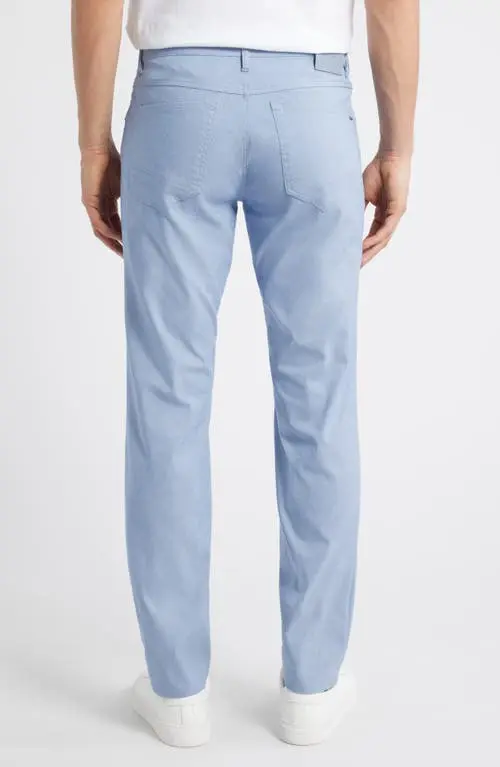 BRAX Chuck Modern Fit Chambray Pants - Light Blue