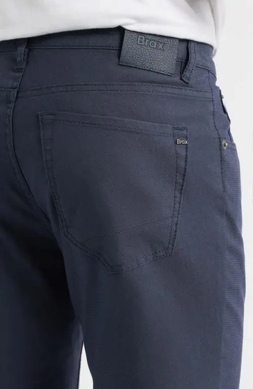 BRAX Chuck Modern Fit Chambray Pants - Navy