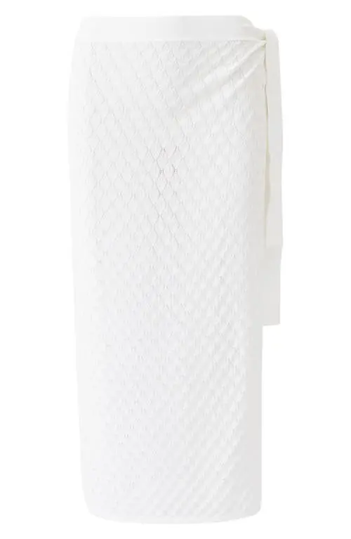 Melissa Odabash Dawn Open Stitch Cover-up Skirt