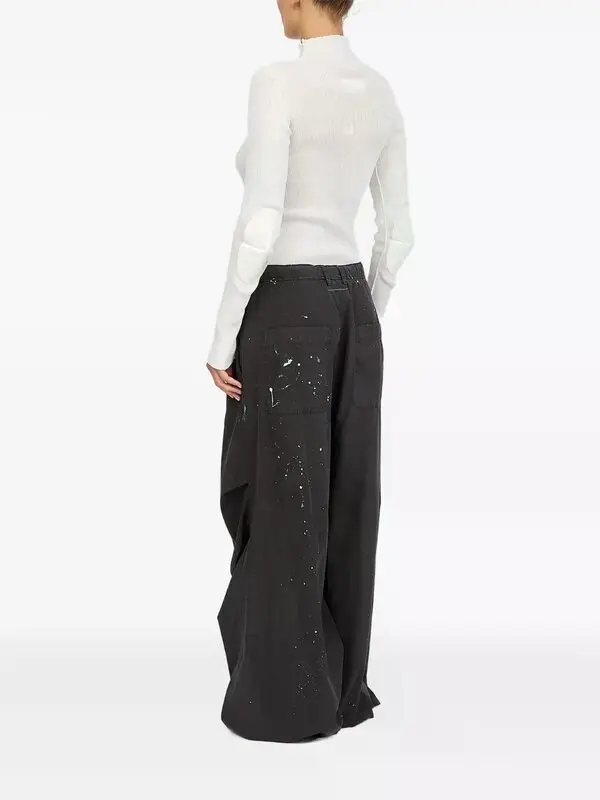 MAISON MARGIELA Paint-splatter Trousers - Black
