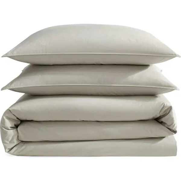 Calvin Klein Washed Percale Comforter & Sham Set - Absinthe Green