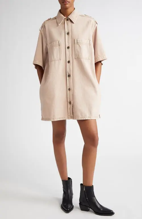 GOLDEN GOOSE Nicky Oversize Denim Shirt
