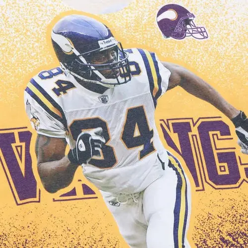 Mitchell & Ness Randy Moss Minnesota Vikings Burst Retired Player T-shirt
