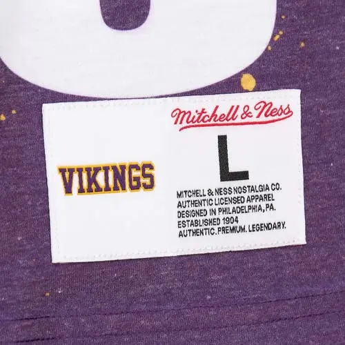 Mitchell & Ness Randy Moss Minnesota Vikings Burst Retired Player T-shirt