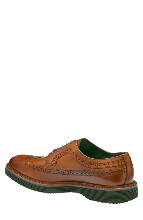Johnston & Murphy Collection Jenson Wingtip Derby - Tan European Calfskin