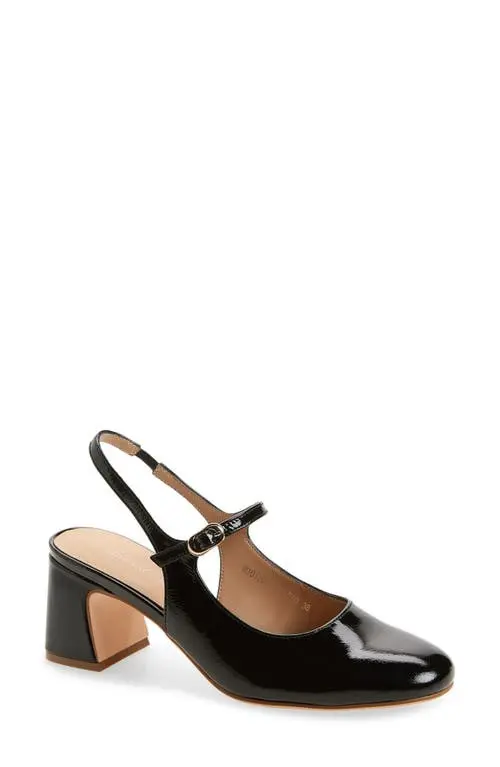Regarde Le Ciel Edda Slingback Pump - Naplak Black