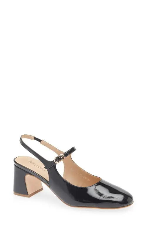 Regarde Le Ciel Edda Slingback Pump - Twinkle Black