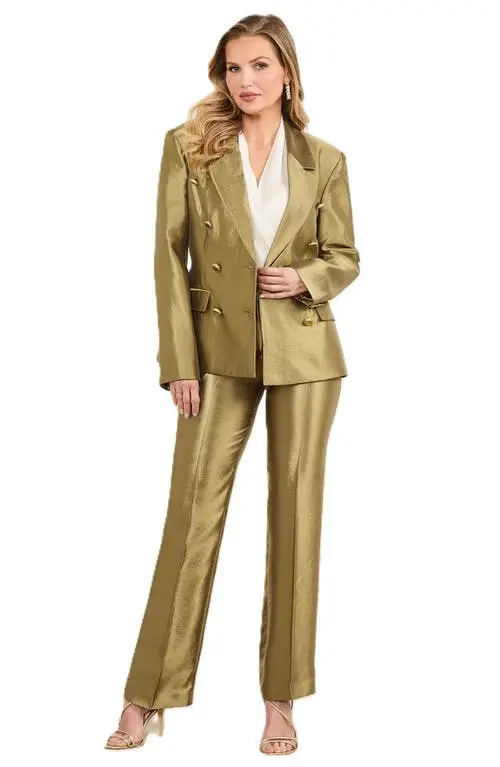 MARCIANO Milla Metallic Straight Leg Pants