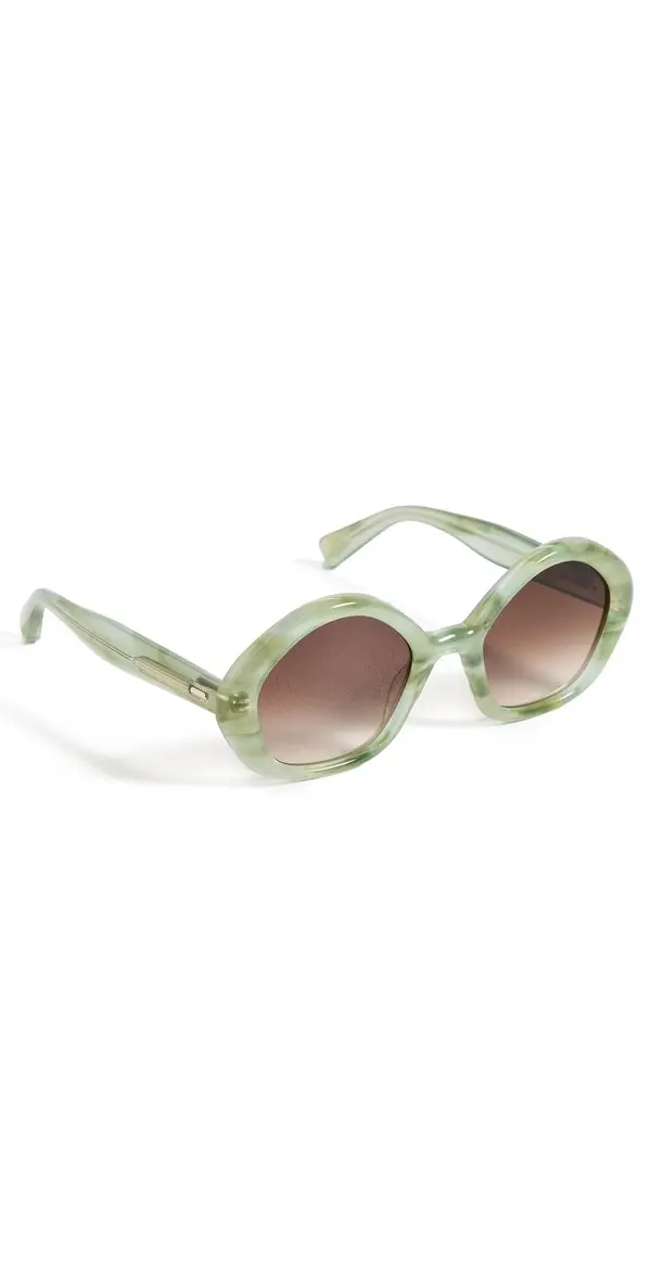 Krewe Eliza Round Sunglasses In Selene - 40% Off | Editorialist display picture 3