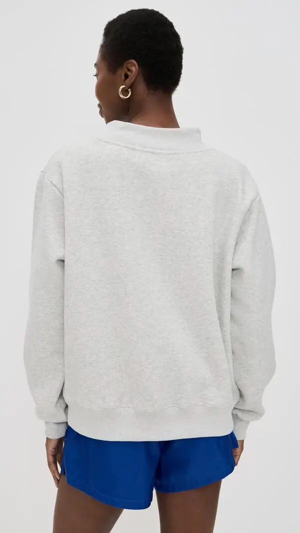 PARKE Nyc Fleece Mockneck Sweatshirt