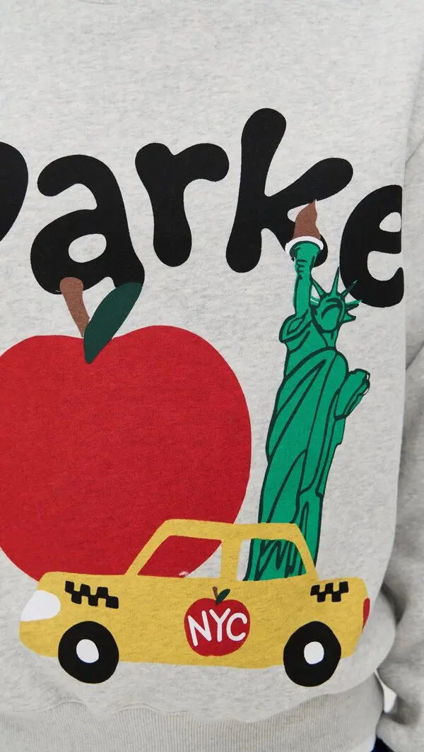 PARKE Nyc Fleece Mockneck Sweatshirt