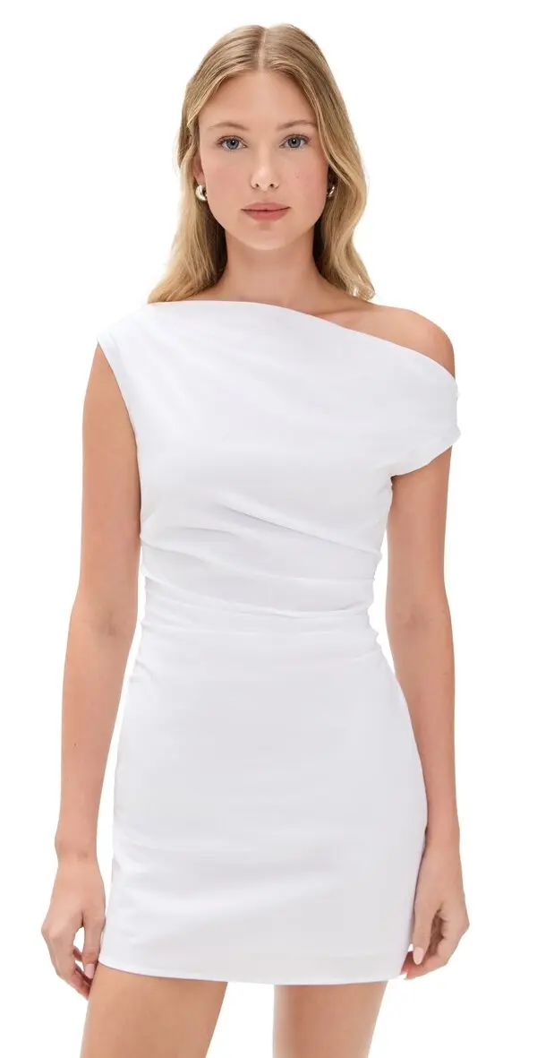 strapless open back dress Womens Stretchy Off The Shoulder Mini Dress