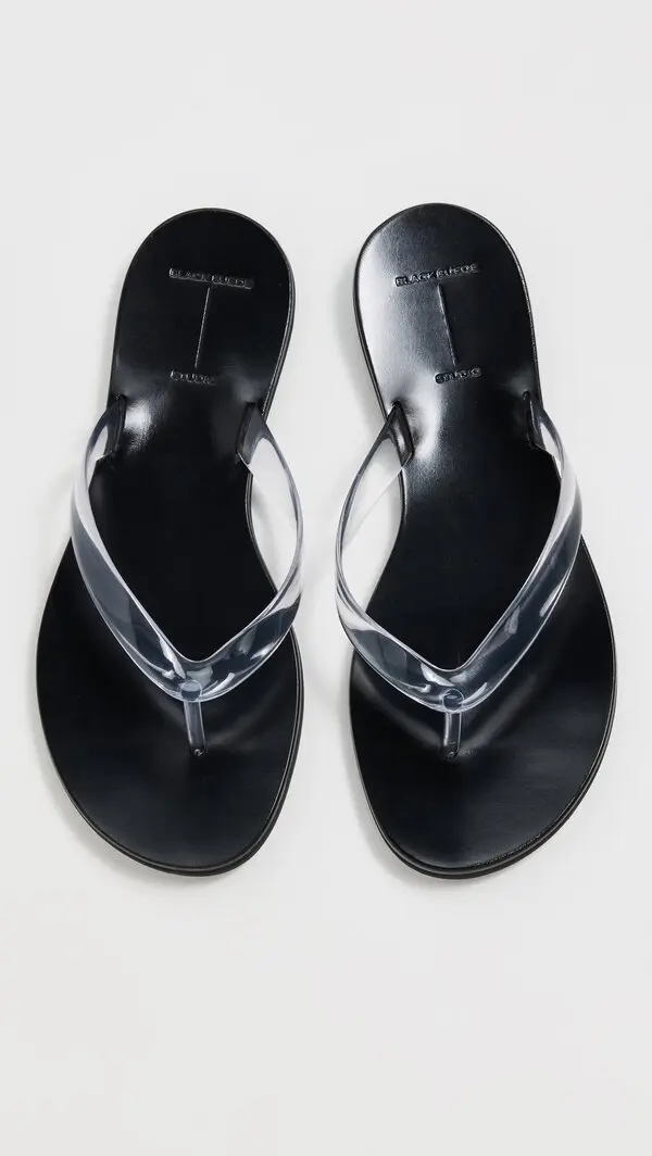 BLACK SUEDE STUDIO Jelly Sandals - Clear Pvc