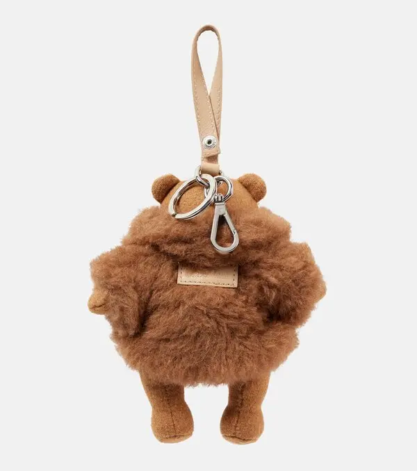 Max Mara Myteak Bear Bag Charm - Brown