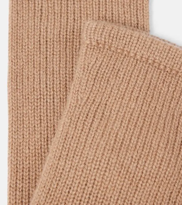 Max Mara Cashmere Gloves - Brown