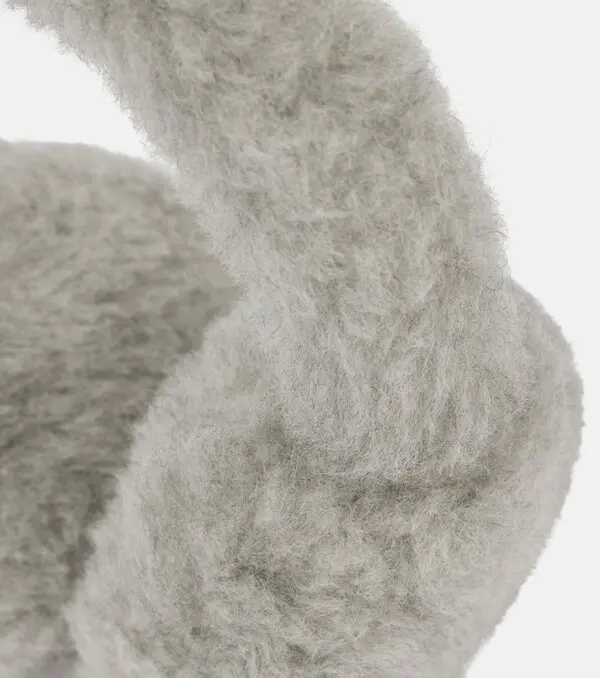 Max Mara Muffy Teddy Earmuffs - Grey