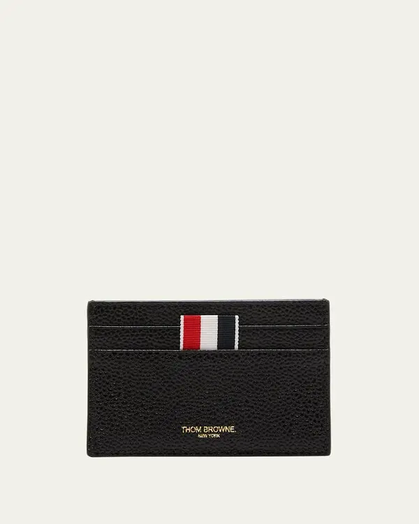 Thom Browne Pebble Grain Leather Card Holder