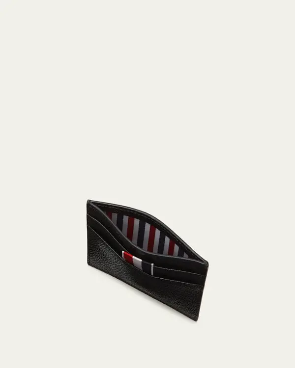 Thom Browne Pebble Grain Leather Card Holder