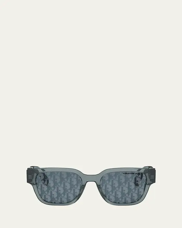 Dior Oblique S1i Square Sunglasses - Blue