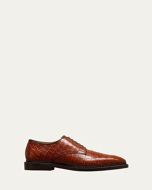 Allen Edmonds Maxwell Crocodile Derby Shoes