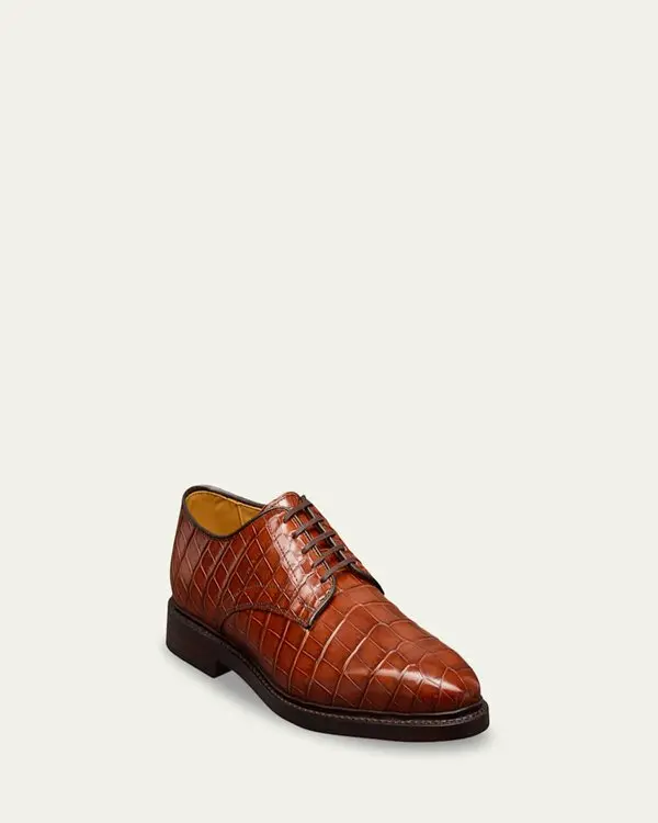 Allen Edmonds Maxwell Crocodile Derby Shoes
