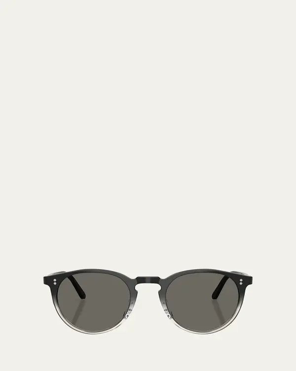Oliver Spencer Round Acetate Sunglasses - Gray