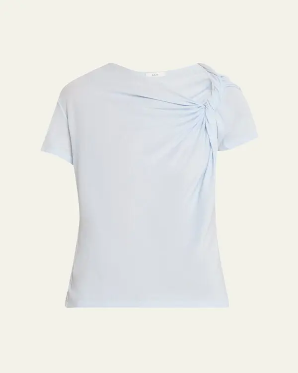 A.L.C. Liz Short-sleeve Top - Acqua