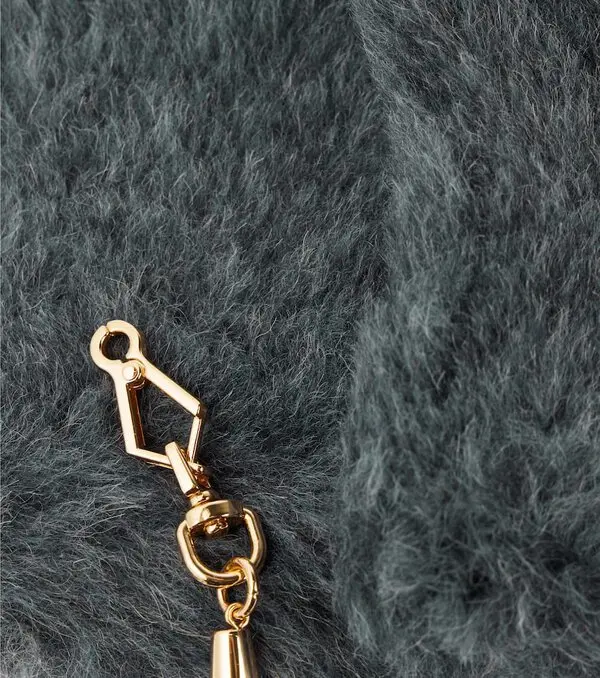 Max Mara Wool And Silk Teddy Mittens
