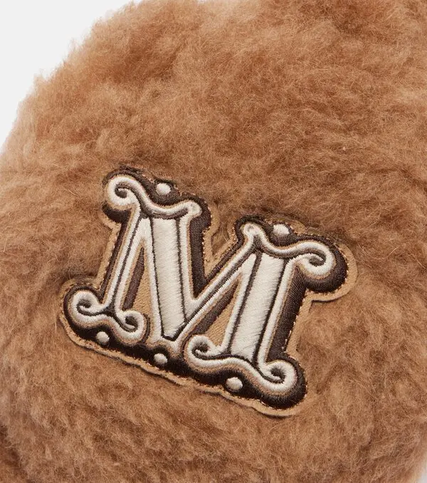 Max Mara Camel Hair And Silk Ear Muffs