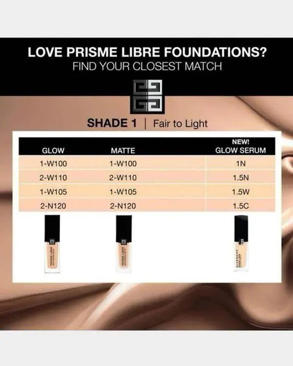 Givenchy Prisme Libre Glow Serum Blurring & Hydrating Foundation - 15w