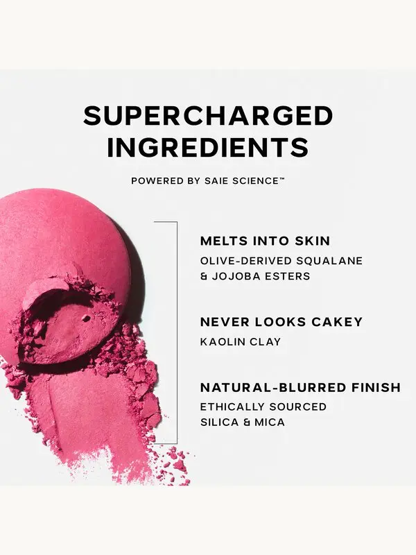 SAIE Supersuede Baked Powder Blush - Mia
