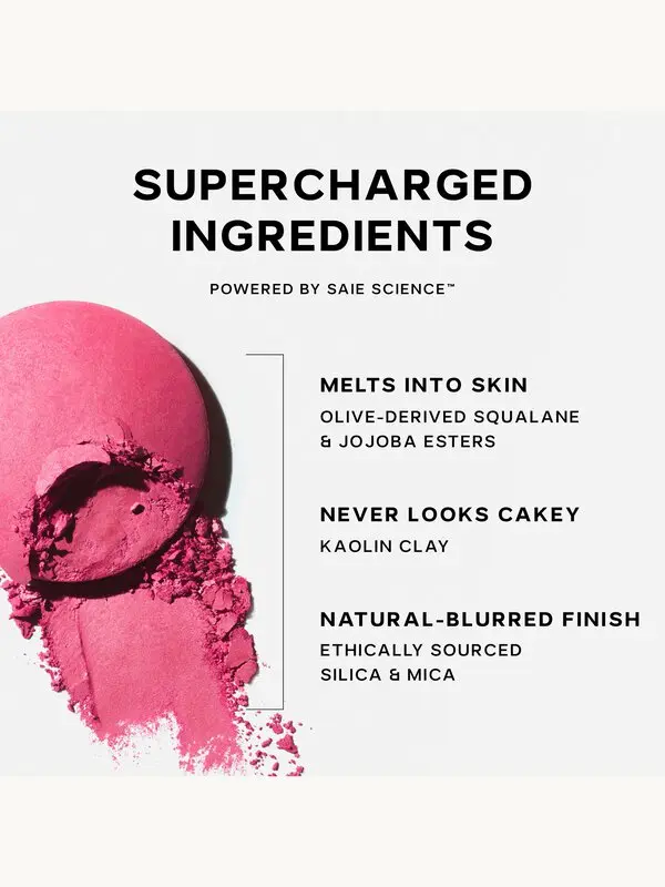SAIE Supersuede Baked Powder Blush - Mia