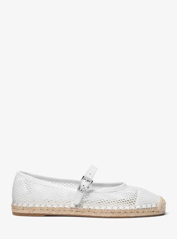 Michael Kors Lynn Mesh Ballet Espadrille - White