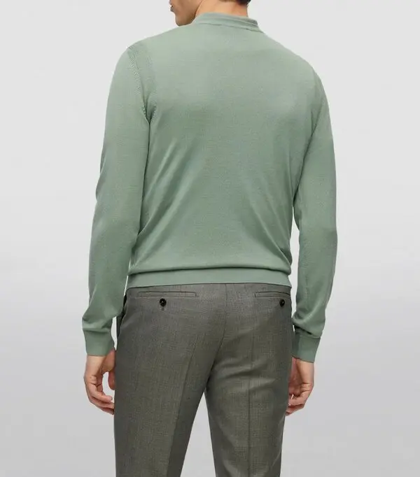 BOSS Wool-blend Crew Neck Sweater